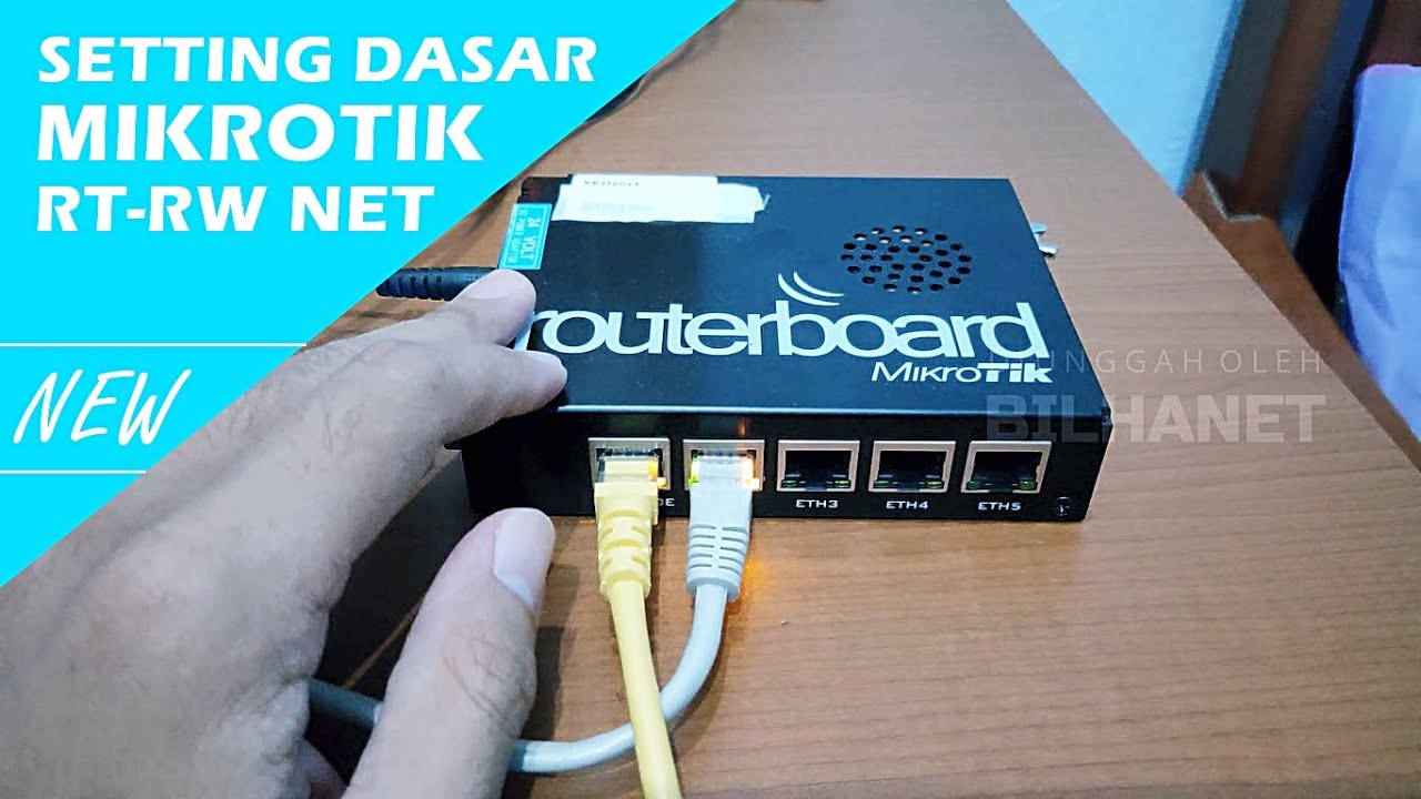 Tutorial Konfigurasi Mikrotik RB450Gx4 untuk Server RT-RW NET | Ether ...