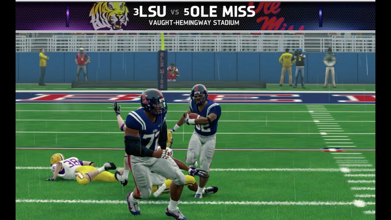 NCAA Football 14 - Rodney Collins Coaching Career - Year 5 Week 8 vs #3 ...