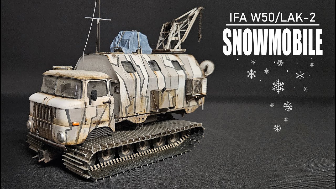IFA W50/LAK-2 Truck Conversion to Snowmobile scale 1:35 / W50 ...