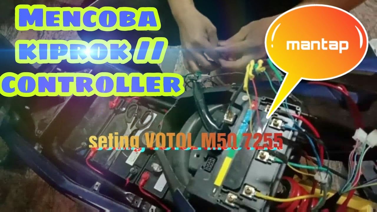 seting votol m50 7255 bldc 800w irit pooolll//wong taiko makin kepincut ...