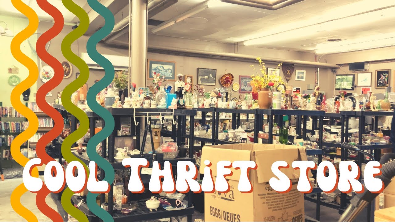 THRIFT STORE WALK THROUGH | LOTS OF COOL VINTAGE PIECES - YouTube