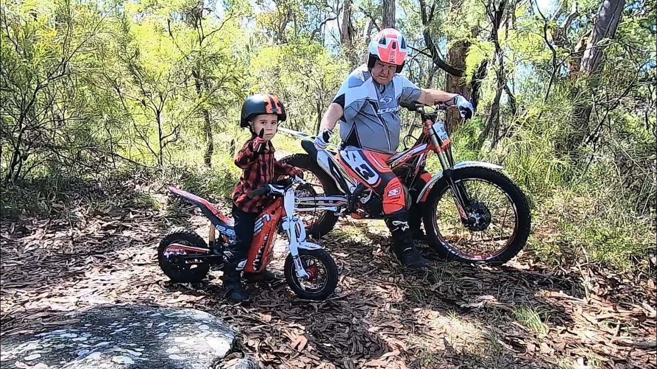 Trials beginners ride day - YouTube