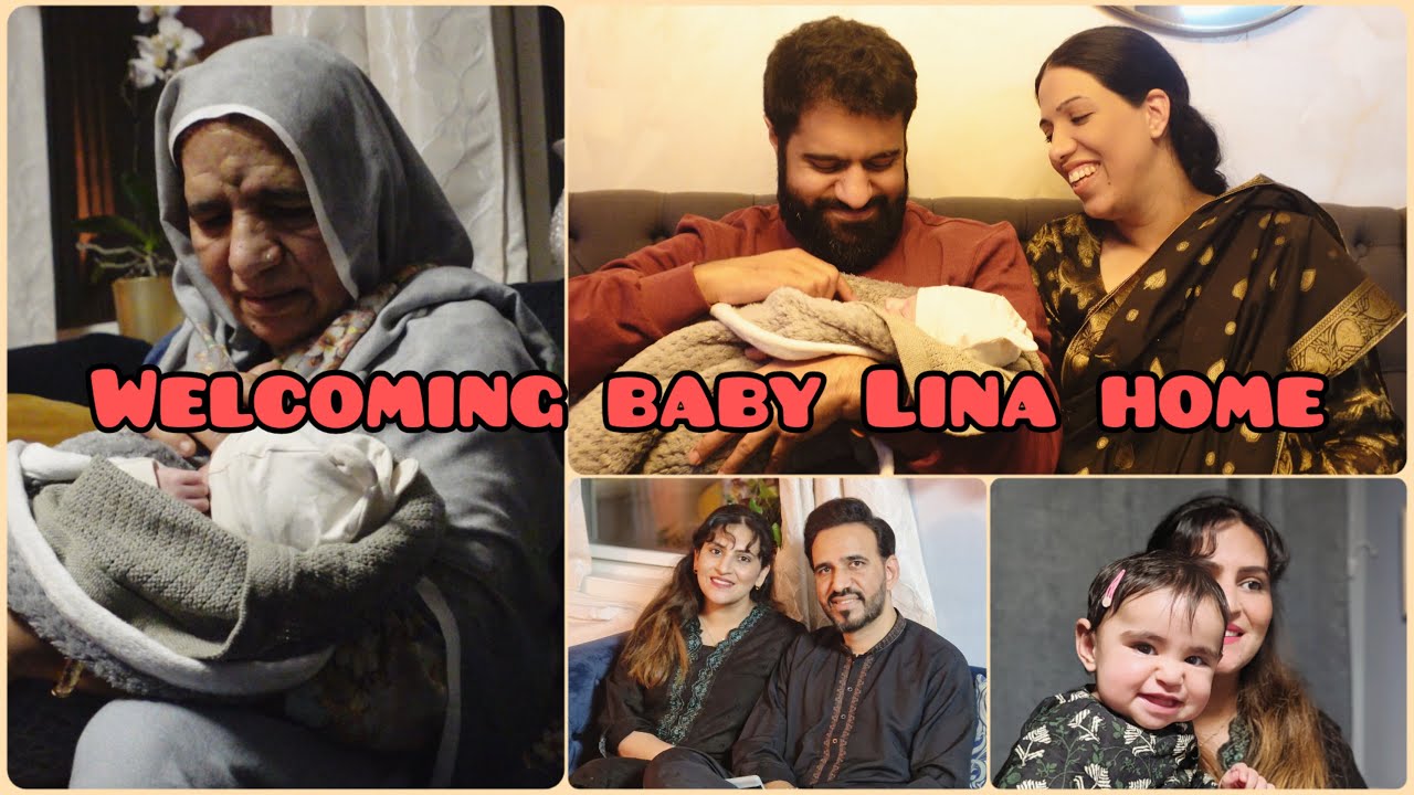 Welcoming Baby Lina Home 😍 Xmas Gifts | Mansoor Elahi Vlogs from Norway ...