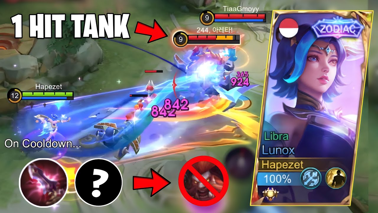 Build Lunox Tersakit 2024 Buat Burst Tank | Mobile Legends - YouTube