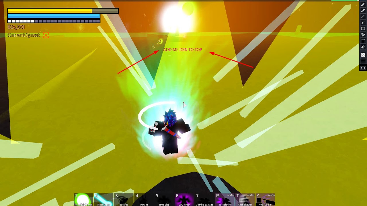 ROBLOX Final Stand Fight Whit Broly - YouTube