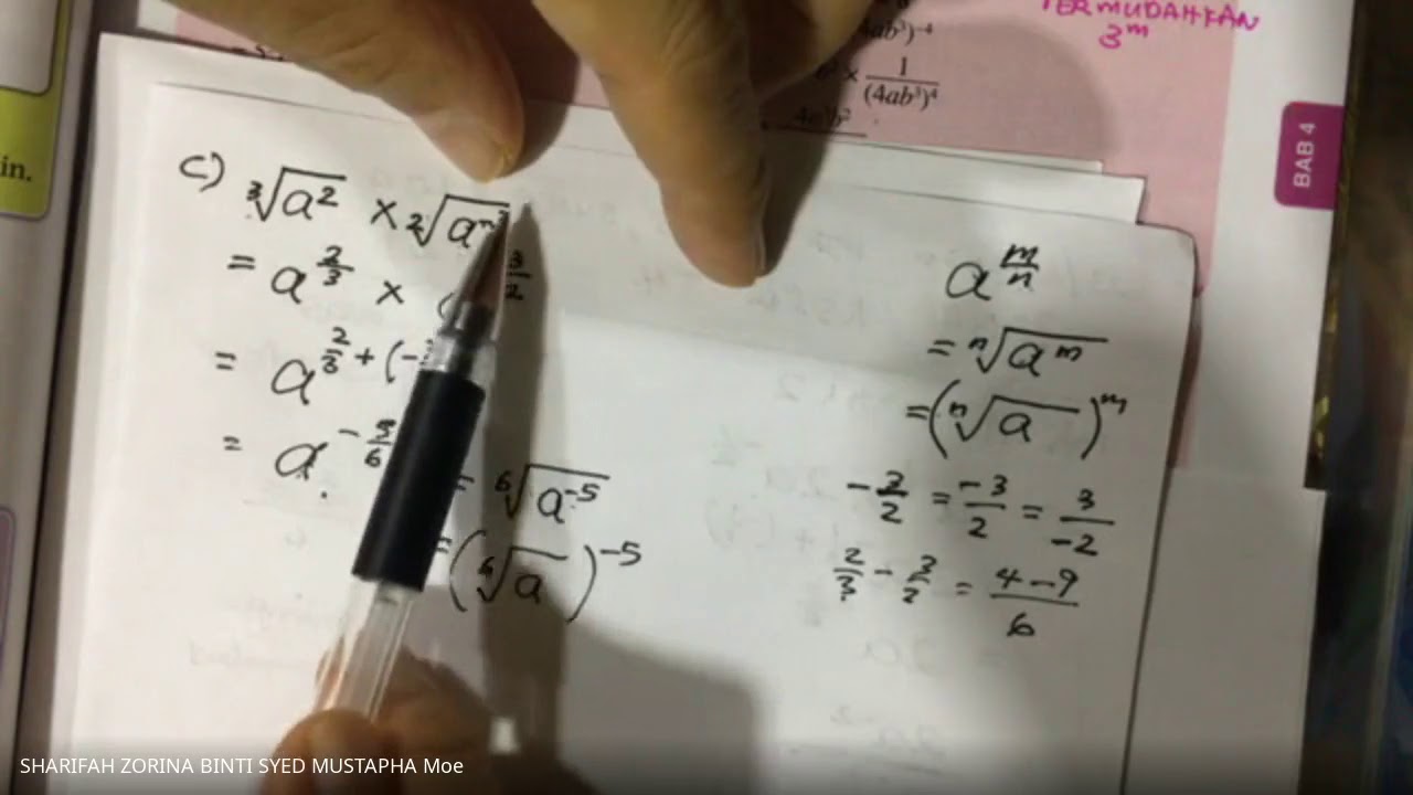 KSSM ADDMATH TING4 2020 06 23 BAB 4 HUKUM INDEKS,SURD DAN LOGARITMA ...