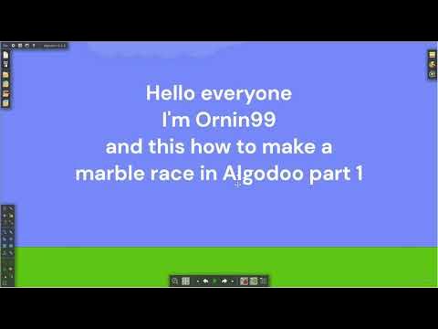 How to make a marble race in Algodoo part 1 (marbles) - YouTube