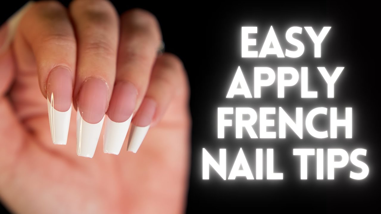 Easy-apply French Nail Tips - BTArtBox French Nail Tips - YouTube