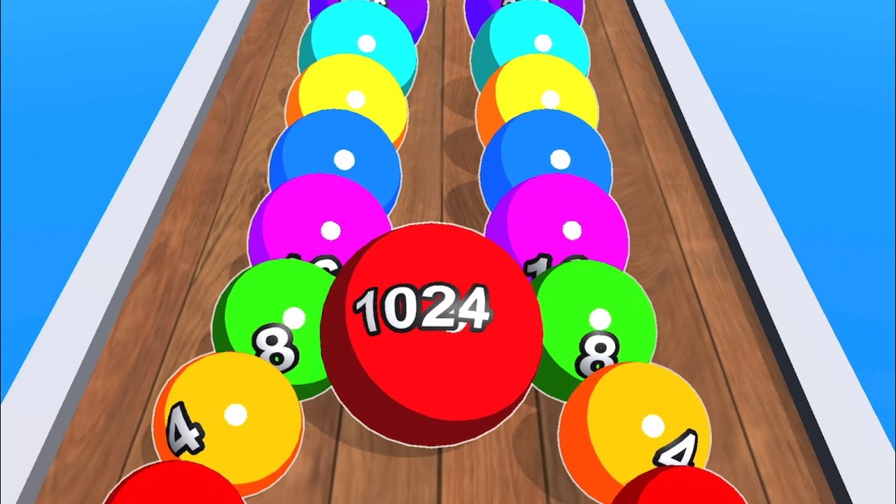 2048 Colors Ball Run 💸🎱 ️MAX LEVELS!! All Levels Gameplay Walkthrough ...