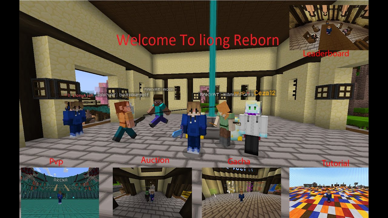 LIVE🔴Liong reborn Open Now !!!! #minecraft - YouTube