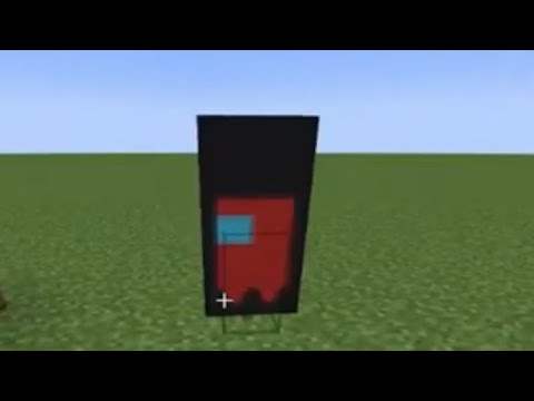 How to make among us with banners in Minecraft - YouTube
