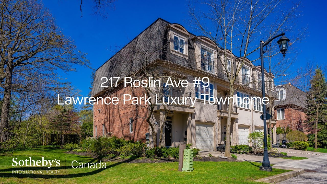 Lawrence Park Luxury Condo Townhome - YouTube