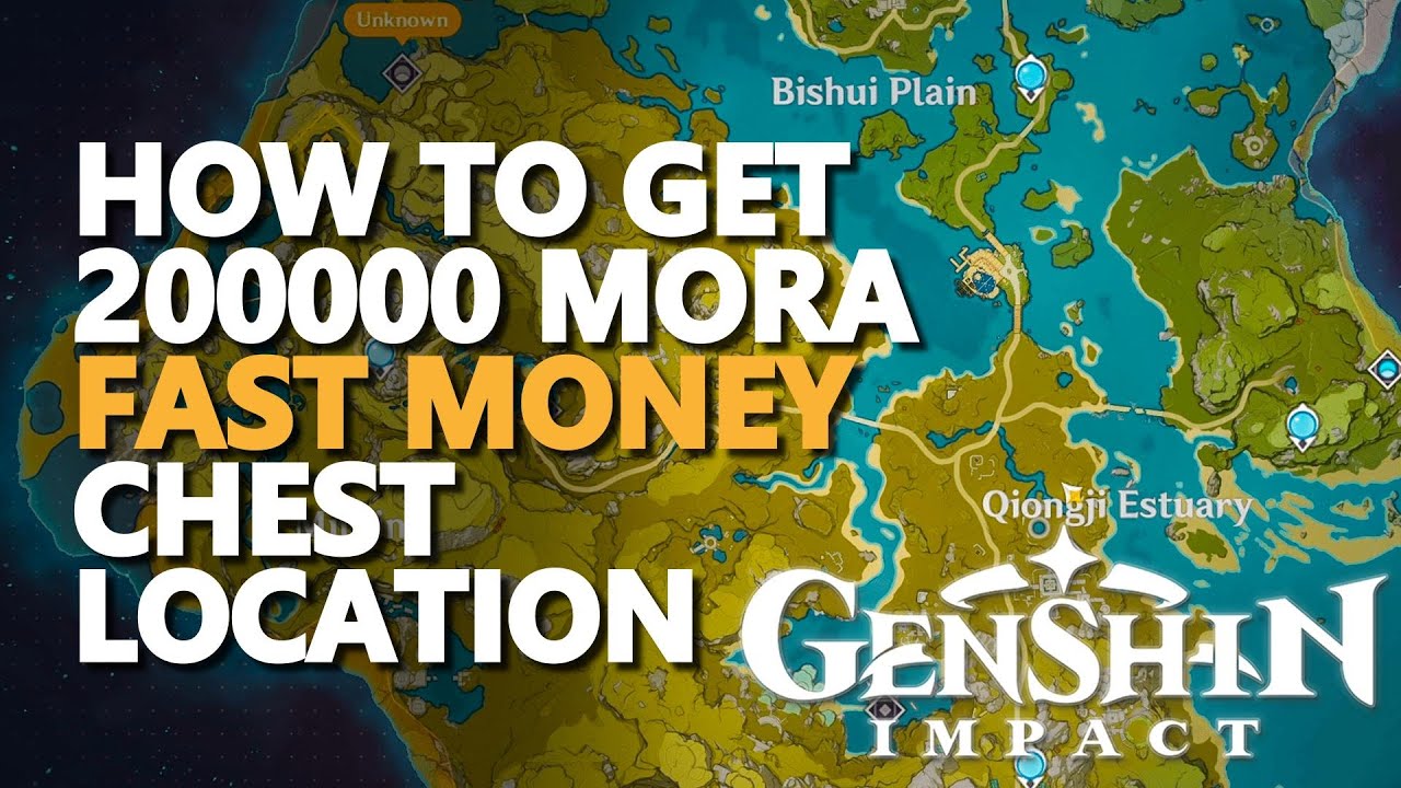 How to get 200000 Mora Genshin Impact Fast Money Chest Location - YouTube