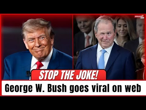 George W. Bush goes viral for expressions during Trump inaugural! - YouTube
