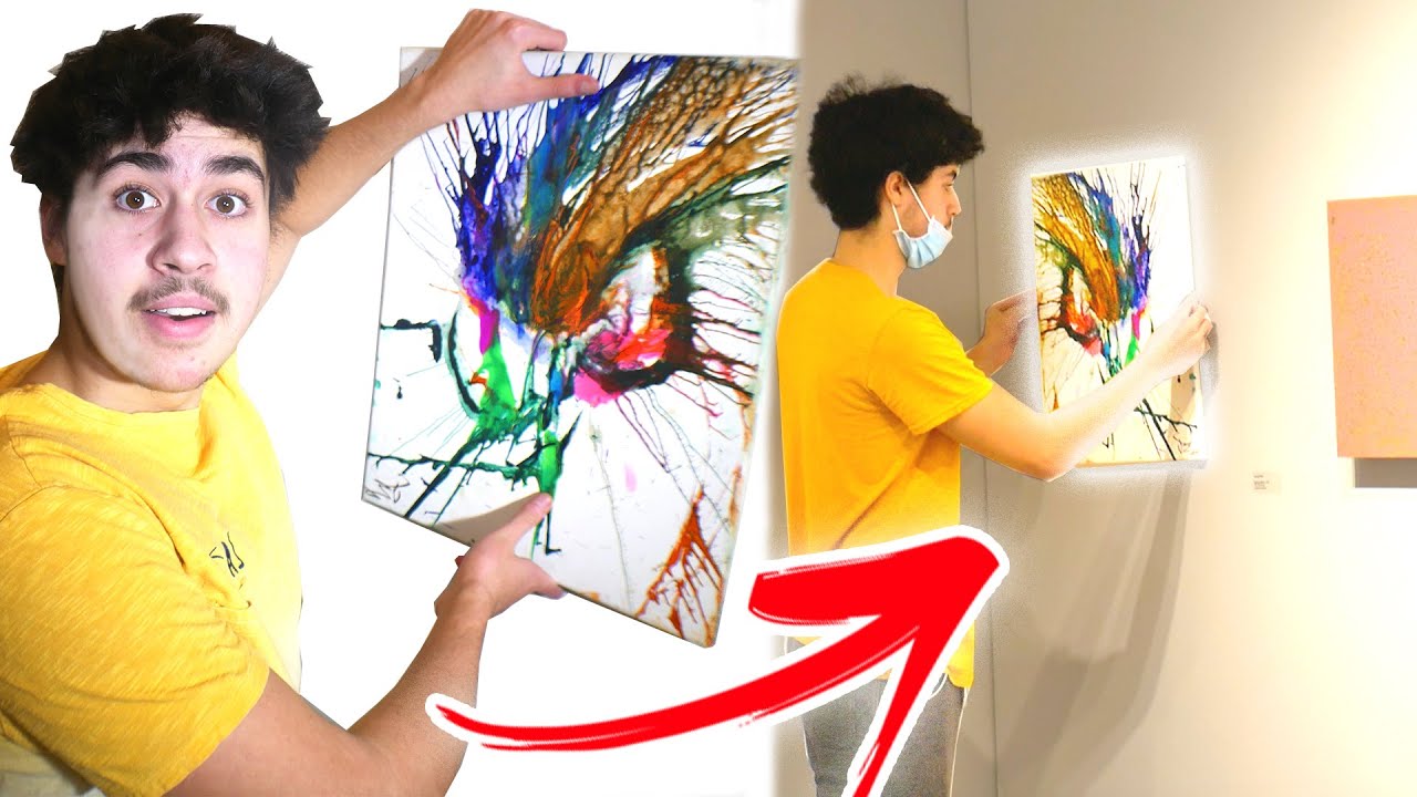 I Snuck a Painting in a Art Gallery! (ft. @Airrack) - YouTube