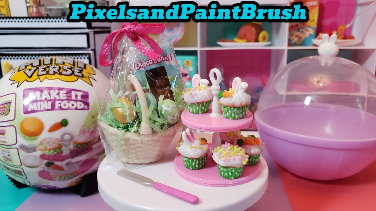 Miniverse Spring Ball Double Make!! Easter Basket Plus Spring Cupcakes ...