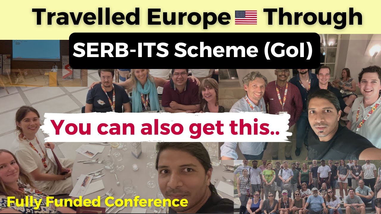 Attend International Conference for Free | SERB ITS Scheme | Key Steps ...