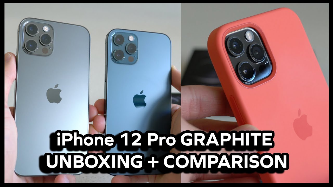 iphone 12 pro (graphite) *aesthetic ASMR unboxing* (4K) - YouTube