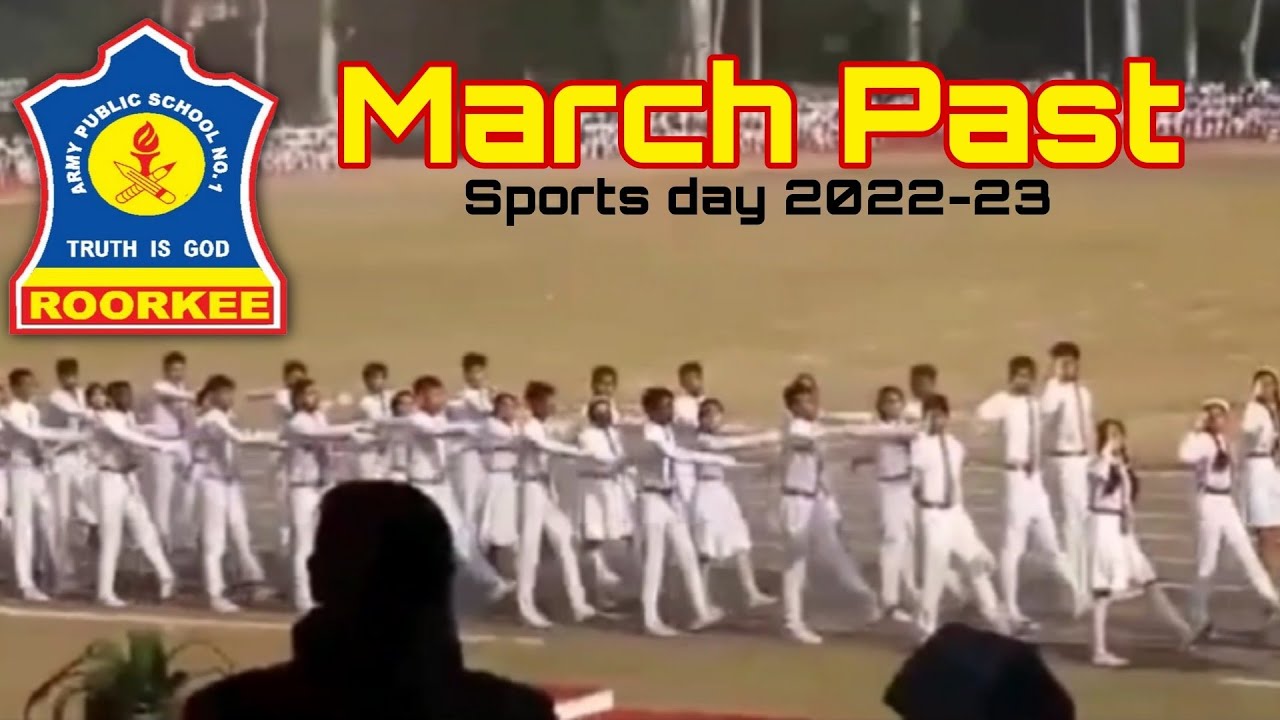 Marchpast Sports day Army Public School No1 Roorkee - YouTube