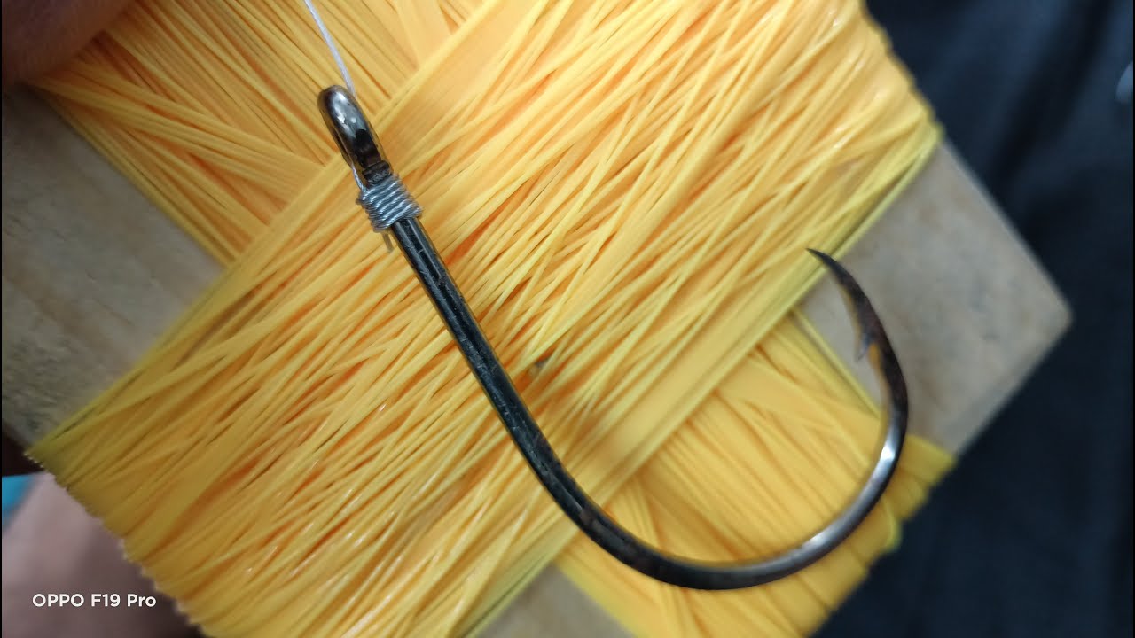 FISHING STEEL WIRE HOOK KNOT FOR BARRACUDA OR WAHOO - YouTube