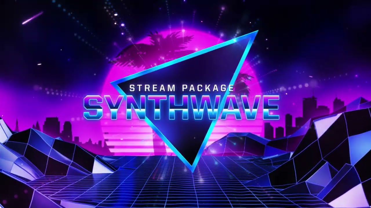Synthwave Animated Stream Package - YouTube