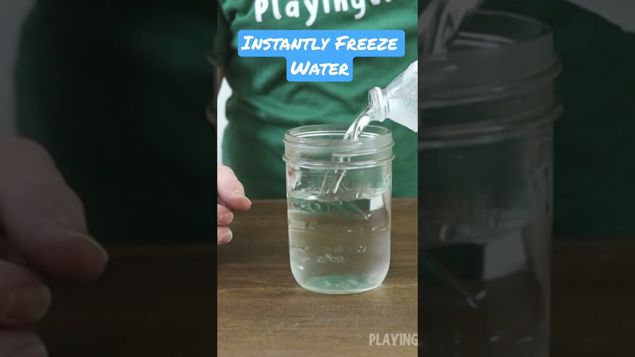 Instantly Freeze Water Experiment | Supercooled Water Experiment For ...