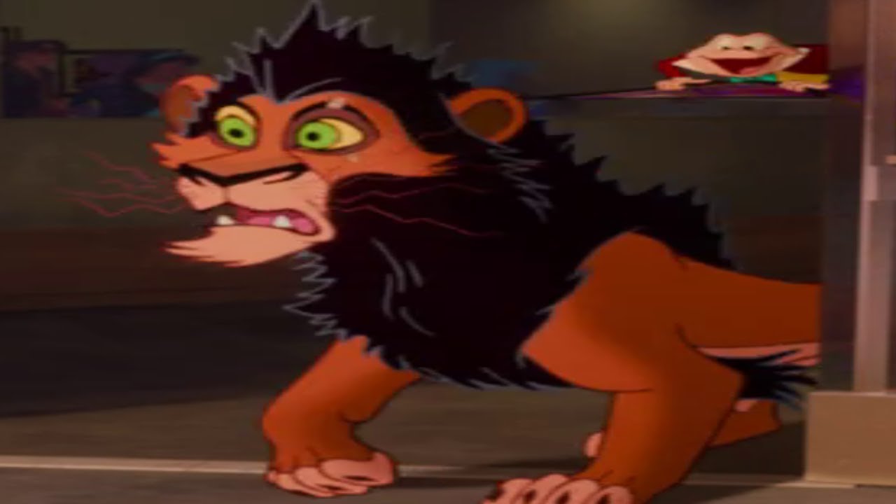 YMS gets MAD at AWFUL drawing of Scar from Once Upon A Studio - YouTube