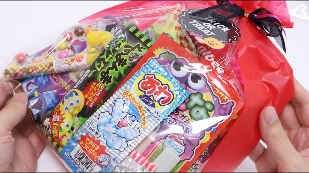 Halloween Dagashi Japanese Cheap Candy Set Japan souvenir - YouTube