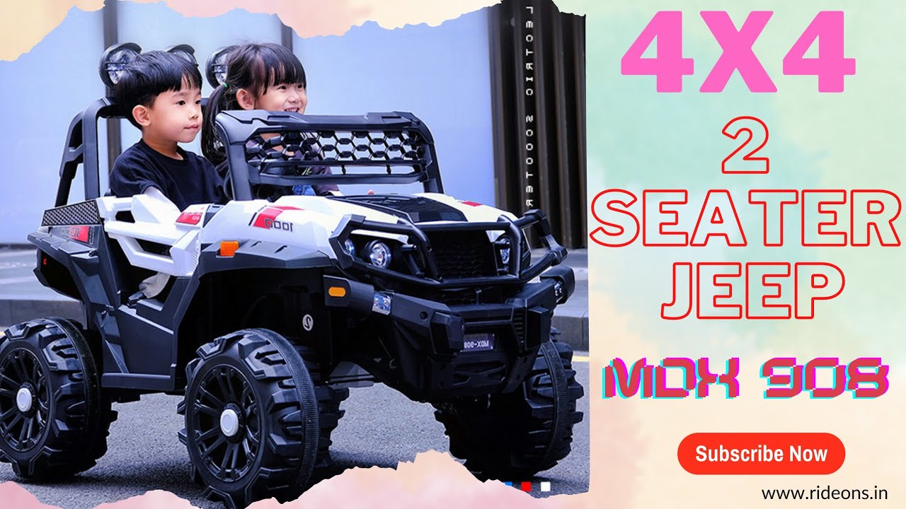 Functions and Features Of 12V Four-wheel Battery Operated Ride on jeep MDX- 908 | JNCreations ...