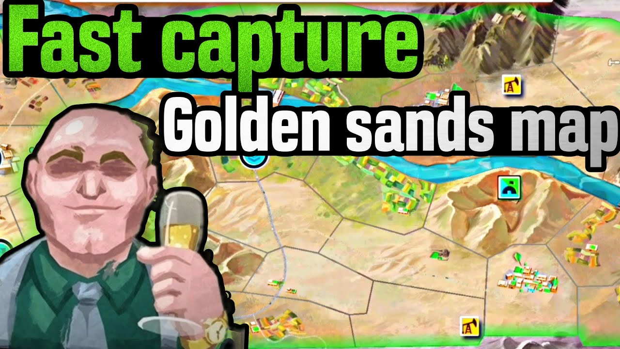 Fast capture ⚡ golden sands map | rebel inc - YouTube