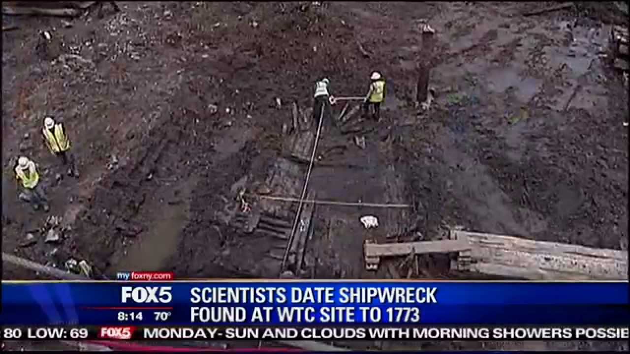 1700s Ship Found in World Trade Center Ruins | Ridiculous News - YouTube
