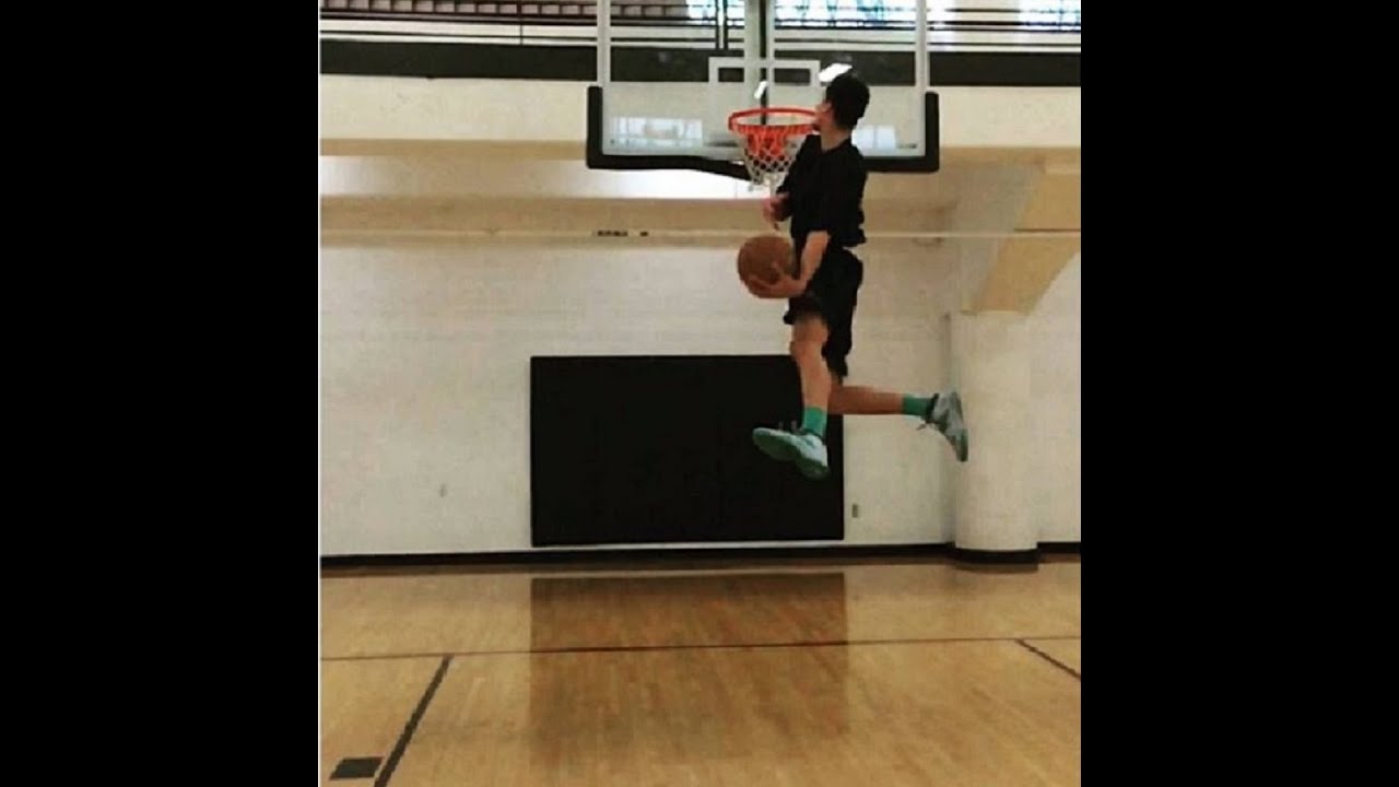 Michael Rebro : UNREAL DUNKS !! (head OVER RIM windmill) - YouTube