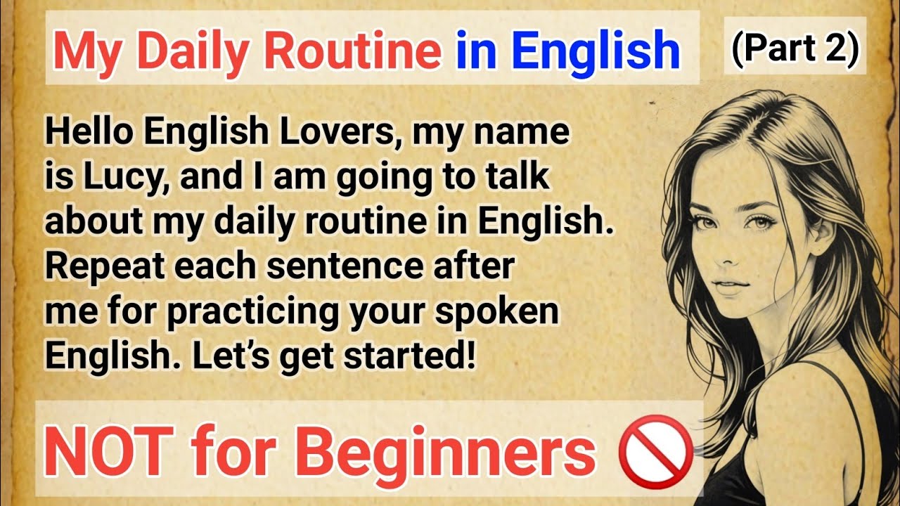 My Daily Routine in English (Part 2) | How to Describe Daily Routine in ...