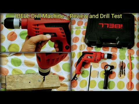 Review And Testing iBELL IBL TD13-100 650W Professional Drill Machine ...