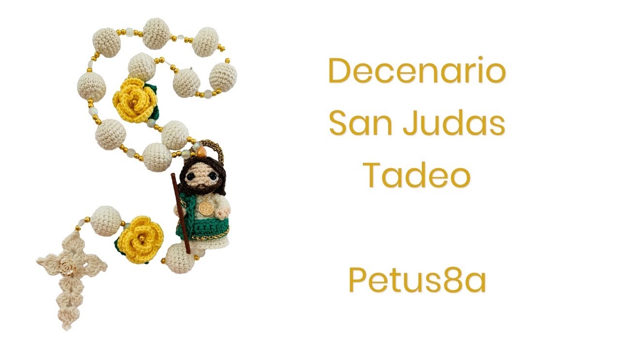 Como tejer denario San Judas Tadeo ️ Amigurumis by Petus 🙏🏻 - YouTube