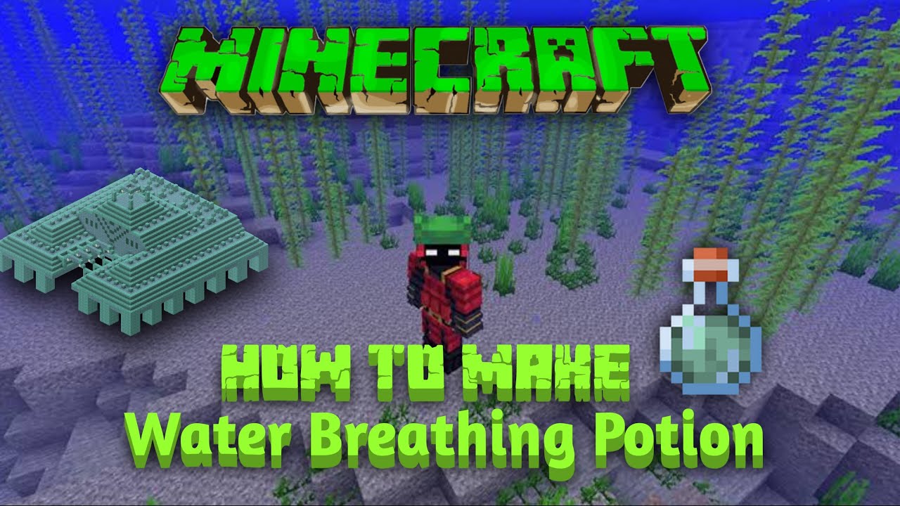 How to Make Water Breathing Potion in Minecraft - YouTube