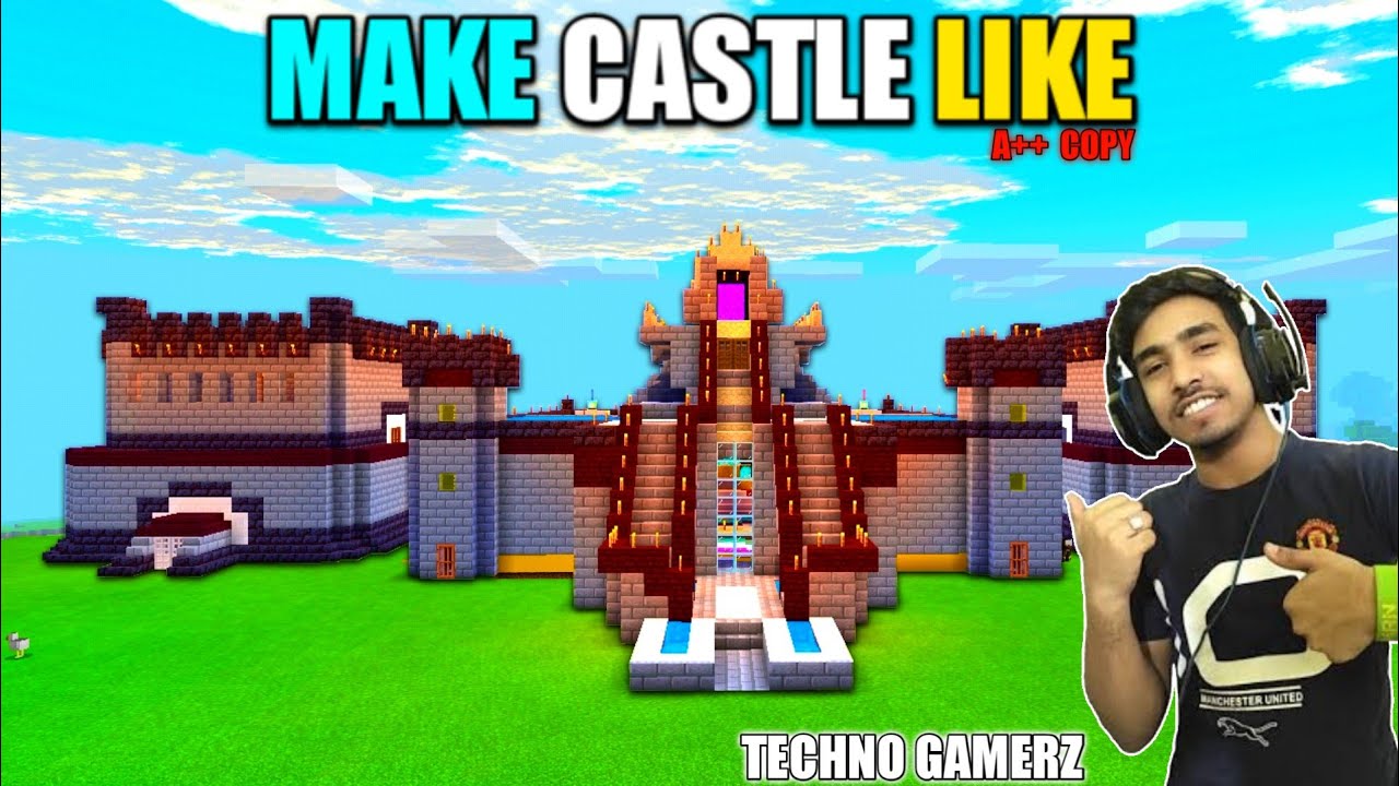 How To Make Castle Like Techno Gamerz In Minecraft | #TG Army | Part-2 ...