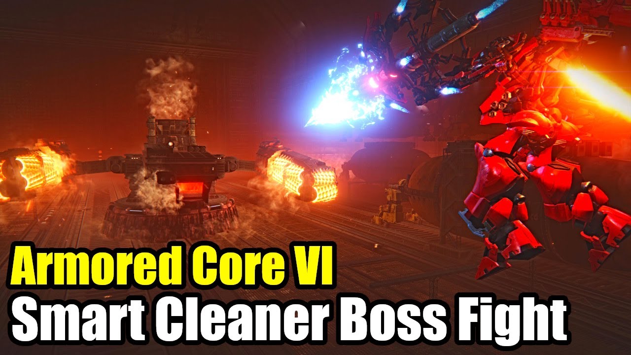 Armored Core 6 - Smart Cleaner Boss Fight Gameplay Walkthrough (Dual ...