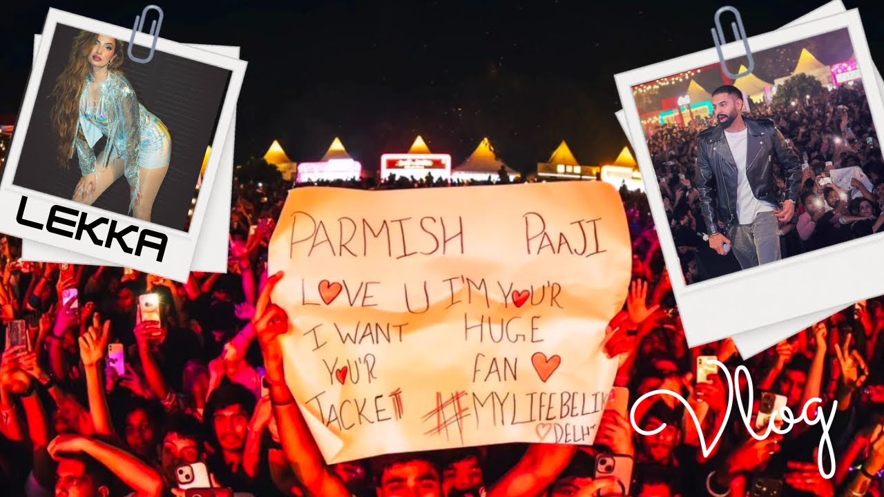 Parmish verma X Lekka concert | HORN OKAY PLEASE | Jln stadium - YouTube