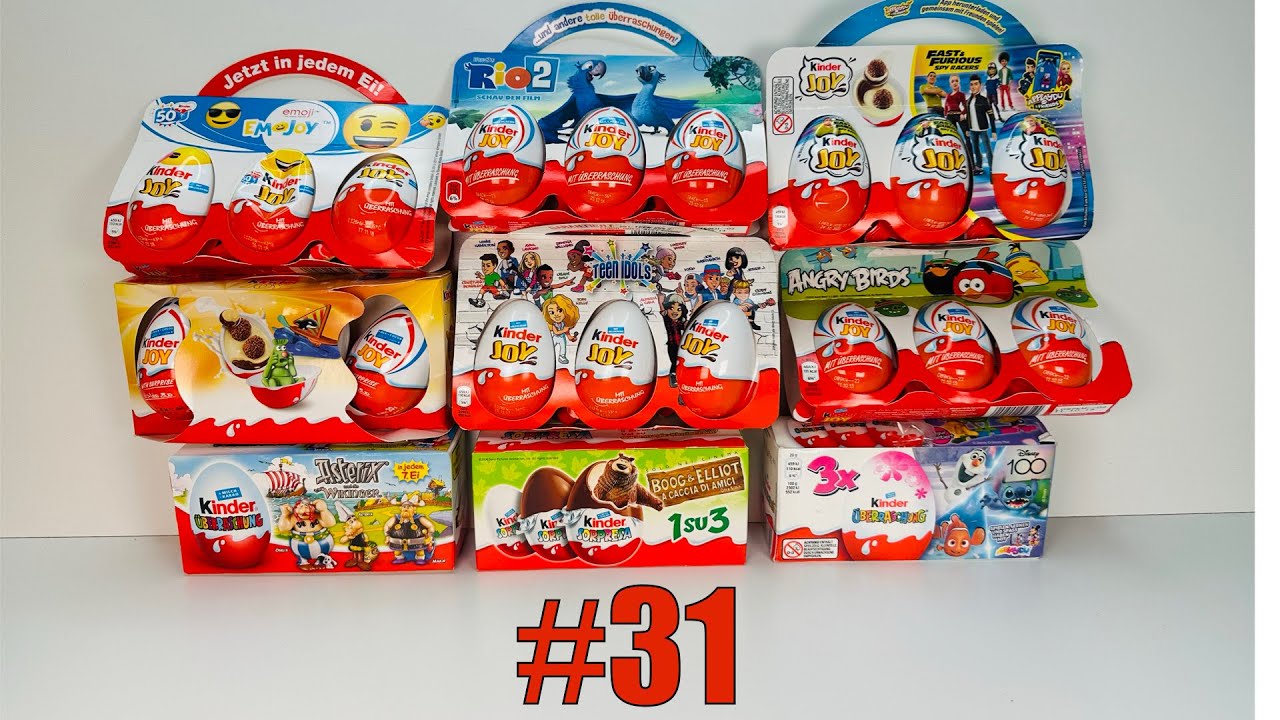 OLD Kinder Surprise Unboxing #31 Распаковка Старых Киндер Сюрпризов ...