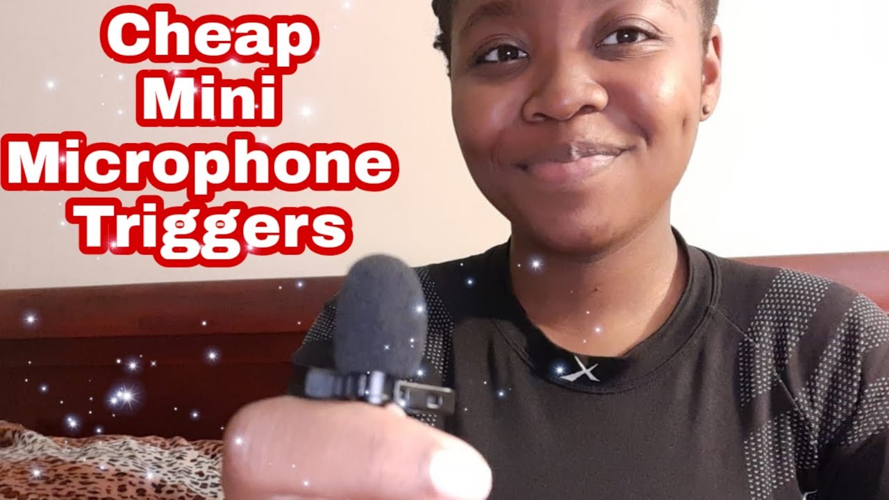 ASMR Cheap Mini Mic Triggers | Mic test | Trigger assortment - YouTube
