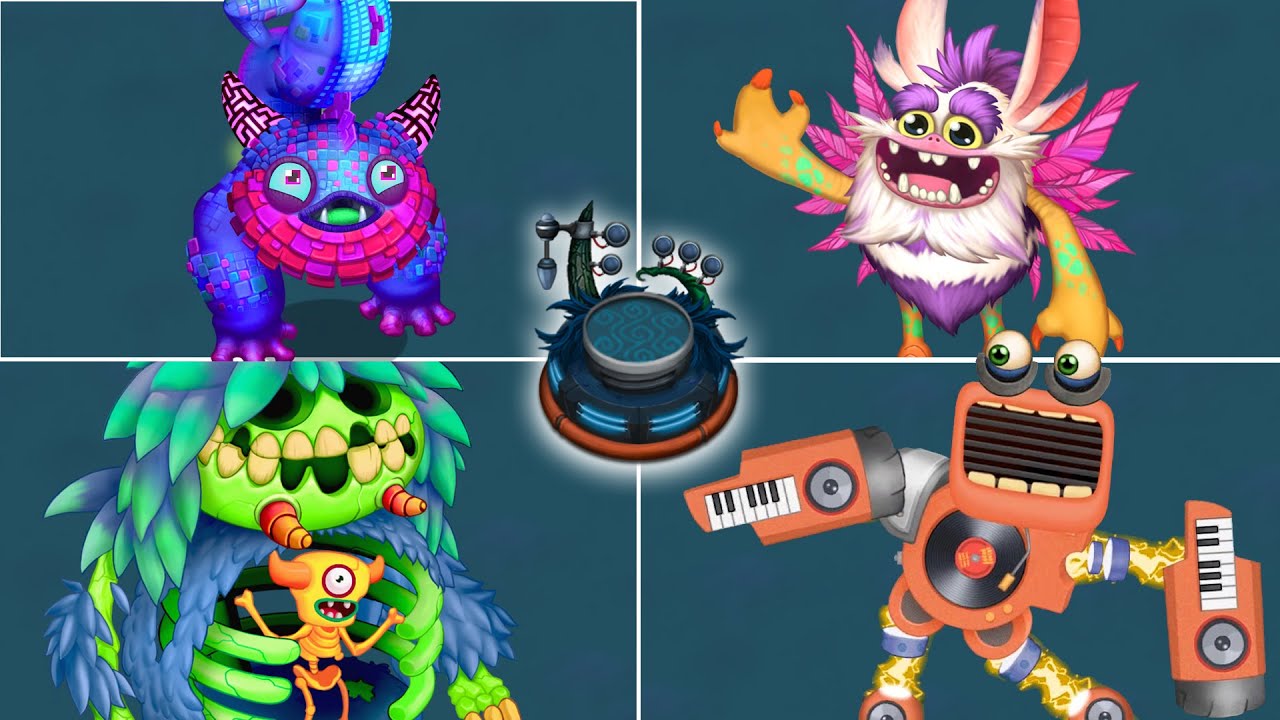 Wublin Island: All Monsters Sounds and Animations (My Singing Monsters ...