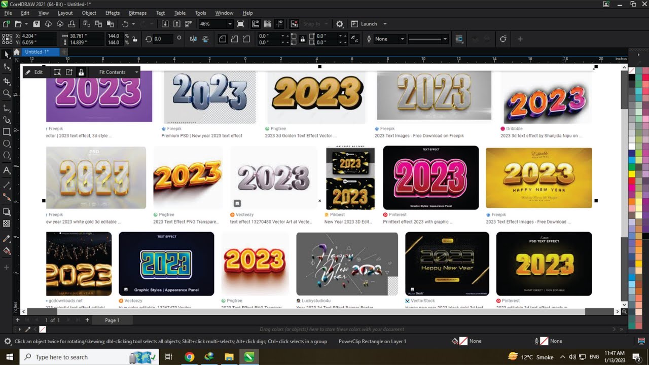 Coreldraw Text Effect Tutorial For Beginners - Learn Something New with ...