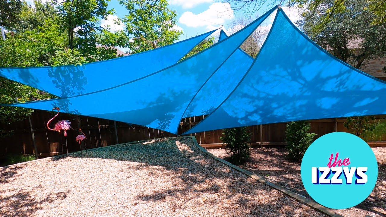 How to Make Backyard Art from these GIGANTIC TARPS - YouTube