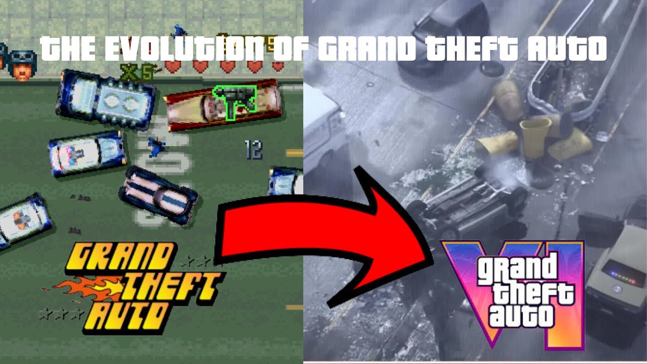 The Evolution of Grand Theft Auto (1997-2025) - YouTube