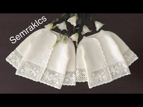 ZİNCİR SÜSLEMELİ BEBEK HIRKASI YAPIMI