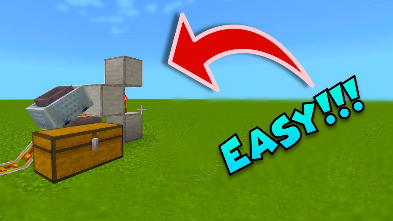 Minecart Unloader for Minecraft! EASY!!! [MCPE / Console / PC] - YouTube