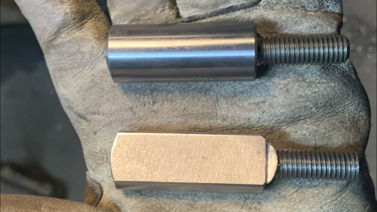 Milling of a bolt by automatic machine - YouTube