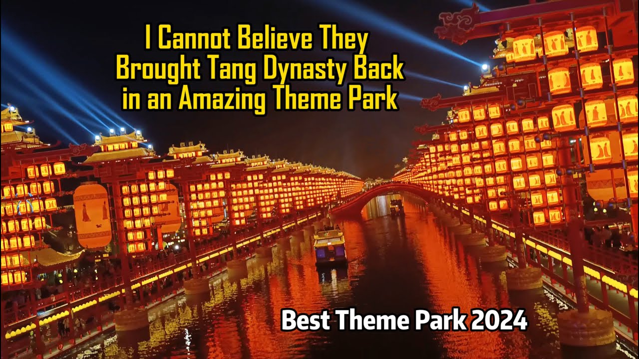 Amazing Tang Dynasty Ever Bright Theme Park in Tangshan, China - YouTube