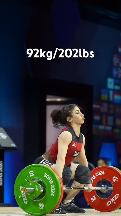 Gamze Altun 🇹🇷 92kg/202lbs C&J #weightlifting #sports #shorts #gym #weightlifter #turkey - YouTube